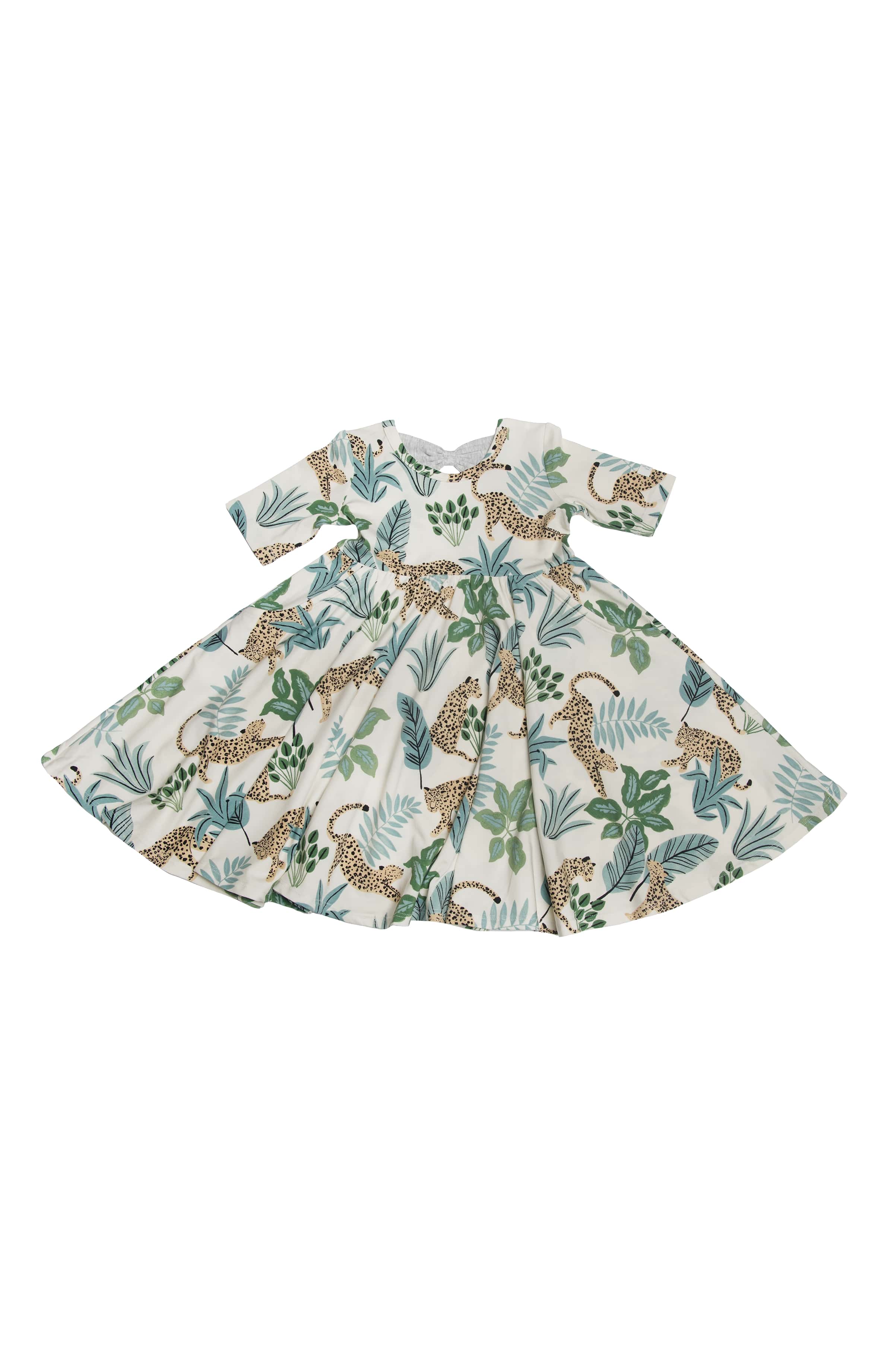 Short Sleeve Skater Dress - Tropical Jungle – LOULOU LOLLIPOP CA