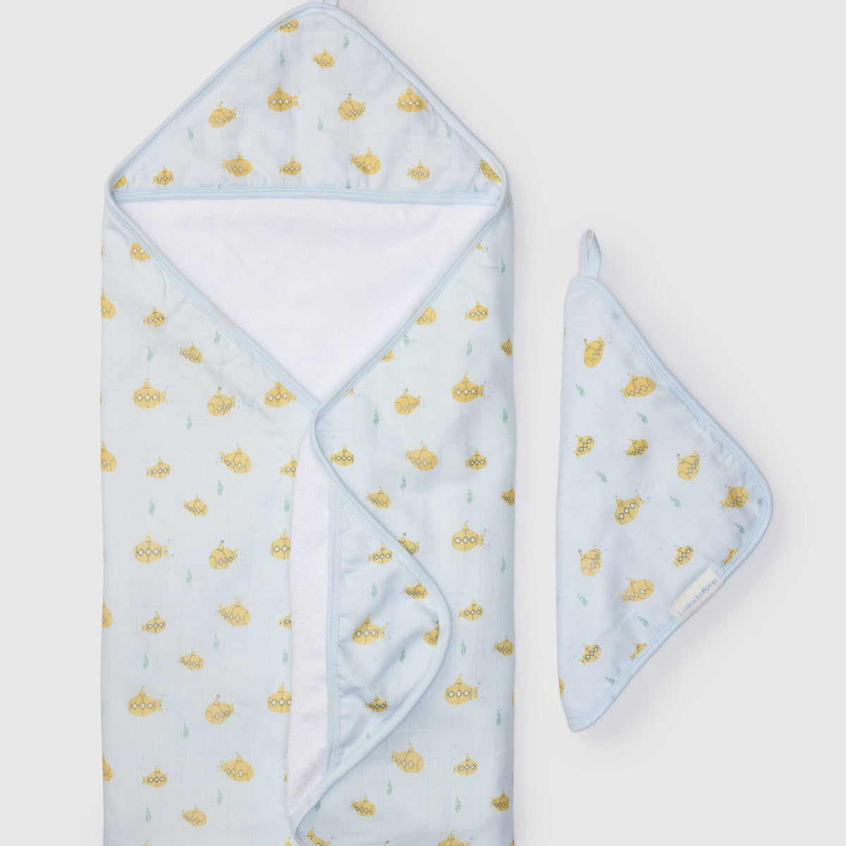 Hooded Towel Set - Ocean Explorer – LOULOU LOLLIPOP CA